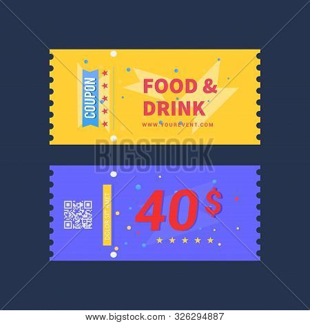 Food Drink Coupon Vector & Photo (Free Trial) | Bigstock