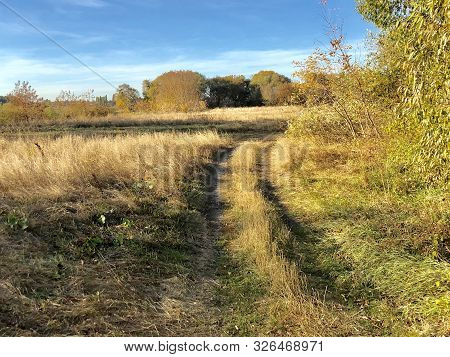 Road Through Field Image & Photo (Free Trial) | Bigstock