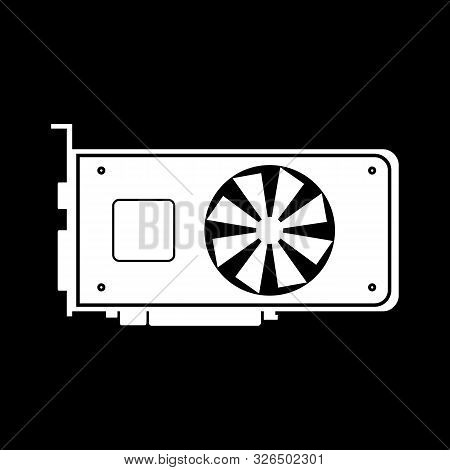 Video Card Icon On Vector & Photo (Free Trial) | Bigstock
