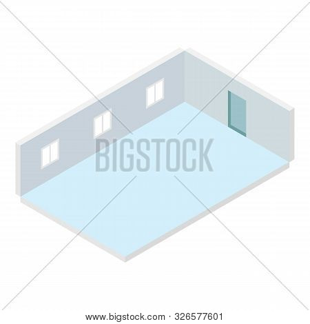 Big Empty Room Icon. Vector & Photo (Free Trial) | Bigstock