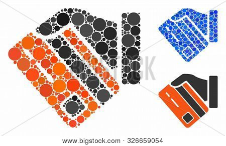 Vector y foto Card Payment Mosaic (prueba gratis) | Bigstock