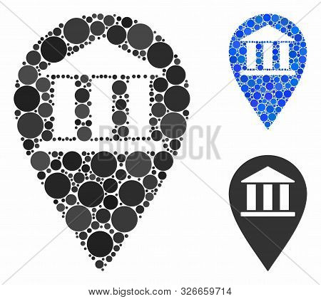 Bank Building Pin Vector & Photo (Free Trial) | Bigstock