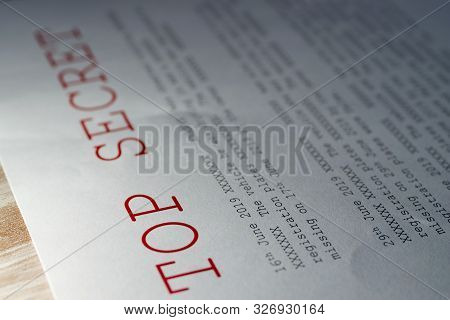 Top Secret Document Image & Photo (Free Trial) | Bigstock