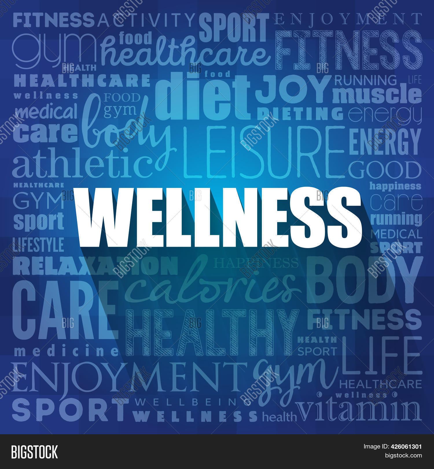 Wellness Word Cloud Image & Photo (Free Trial) | Bigstock