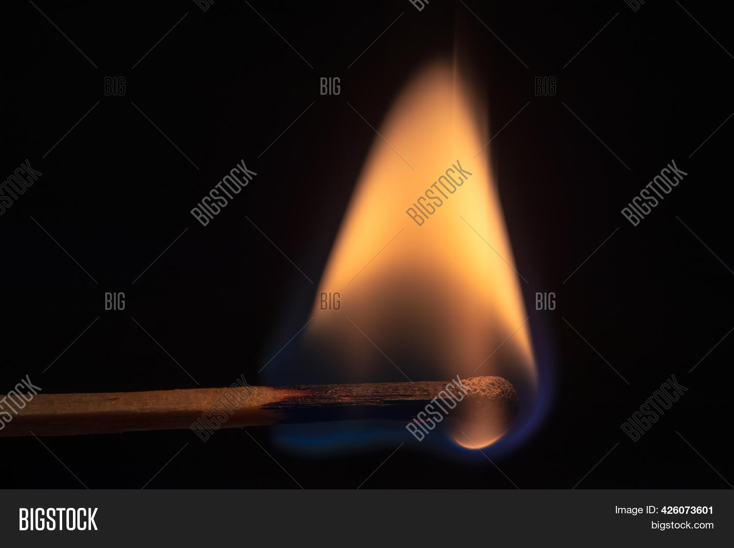 Match Burns Even Flame Image & Photo (Free Trial) | Bigstock