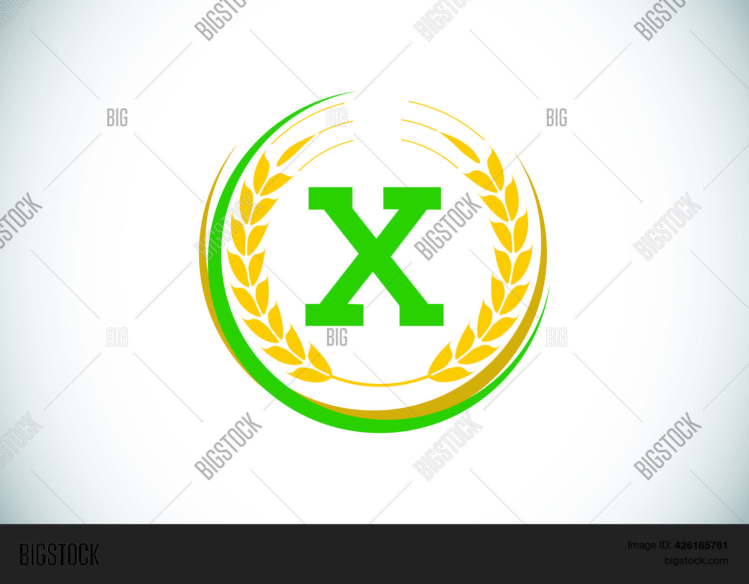 Initial Letter X Sign Vector & Photo (Free Trial) | Bigstock