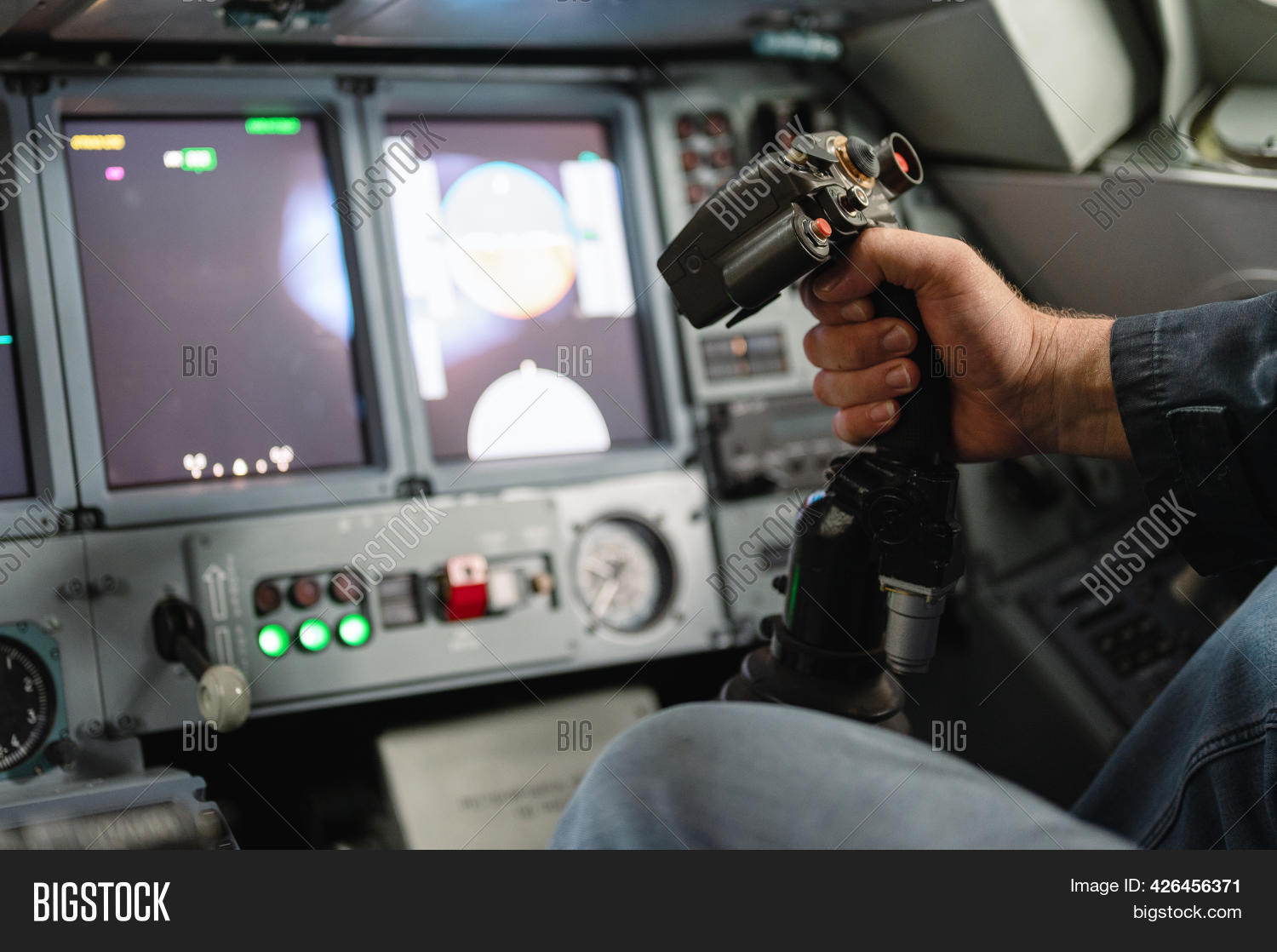 Airplane Control Stick Image & Photo (Free Trial) | Bigstock