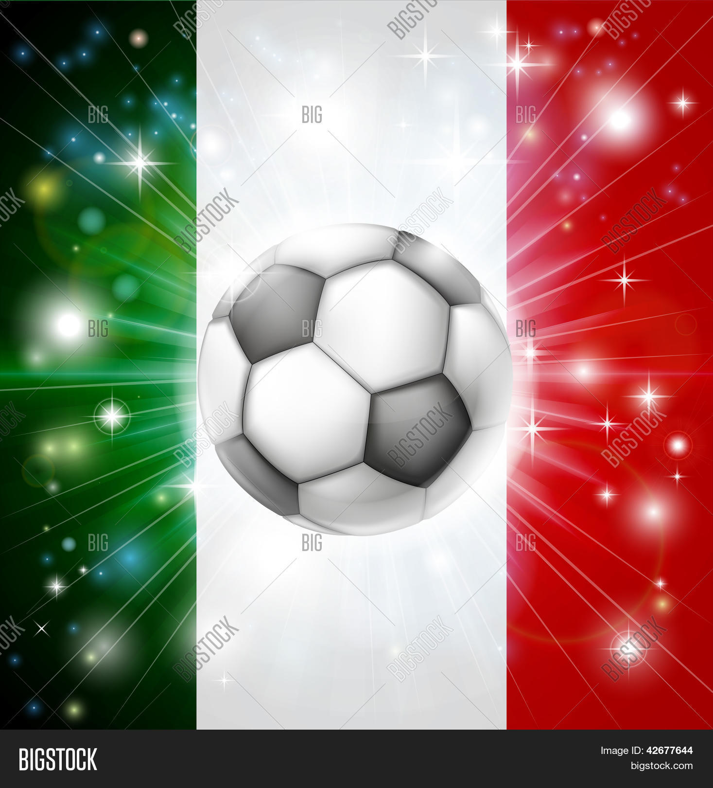 Italy Soccer Flag Vector & Photo (Free Trial) | Bigstock