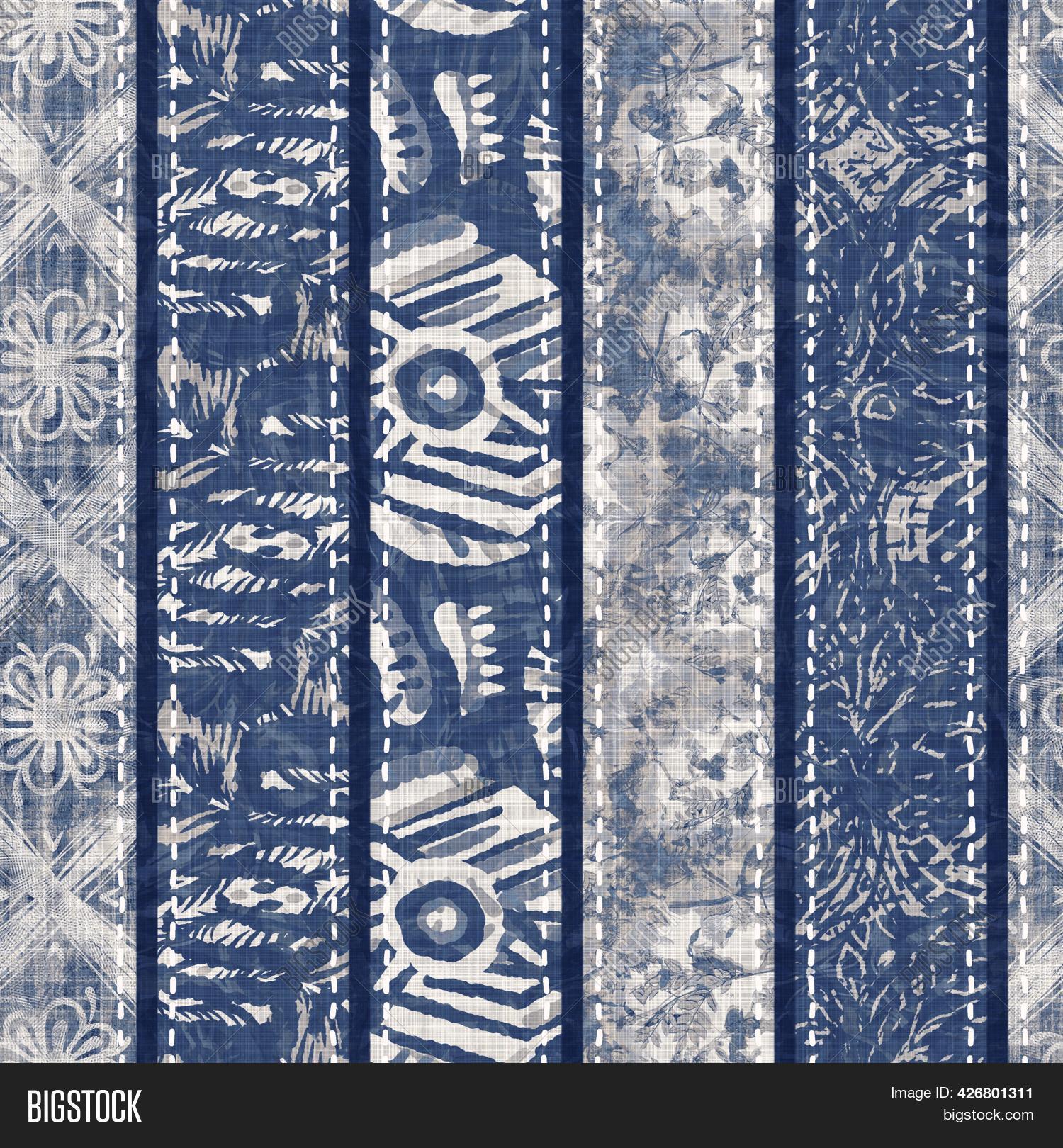 Denim Blue Patchwork Image & Photo (Free Trial) | Bigstock