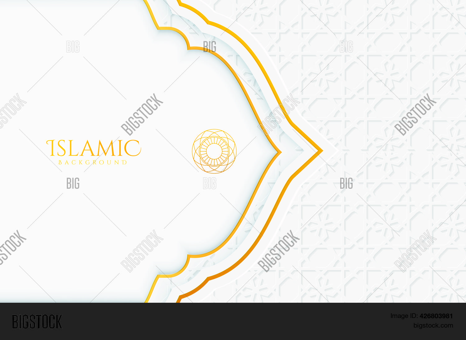 Islamic Elegant White Vector & Photo (Free Trial) | Bigstock
