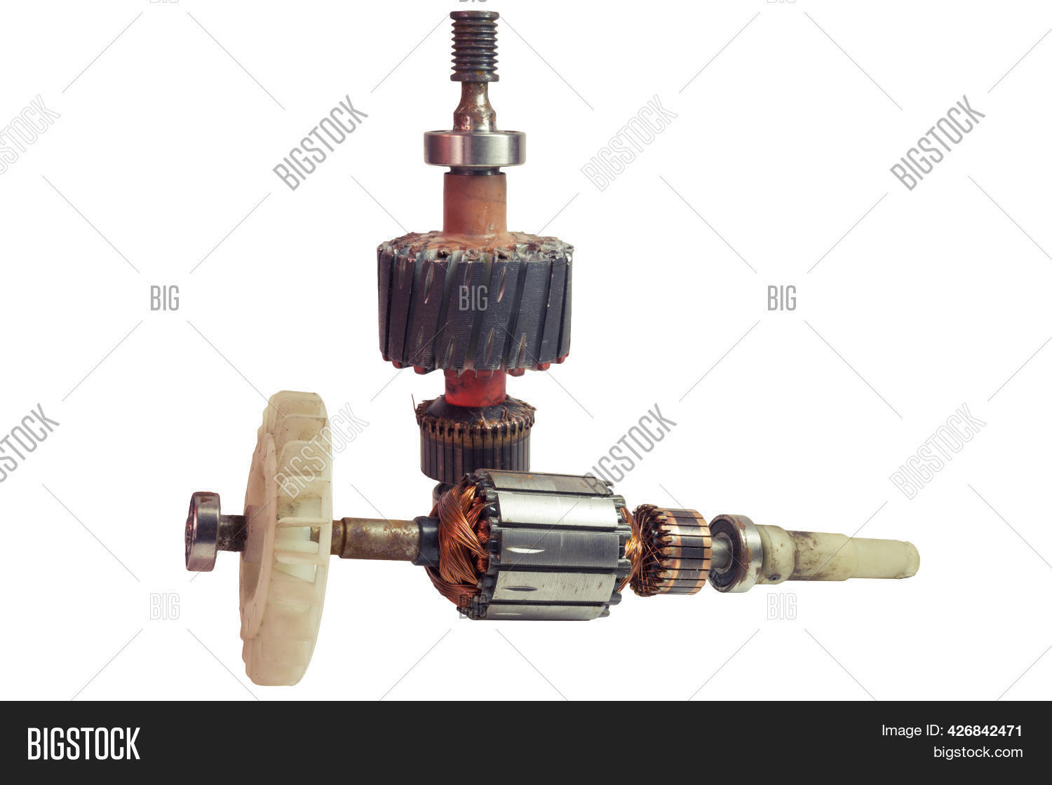 Dc Engine Armature Image & Photo (Free Trial) | Bigstock