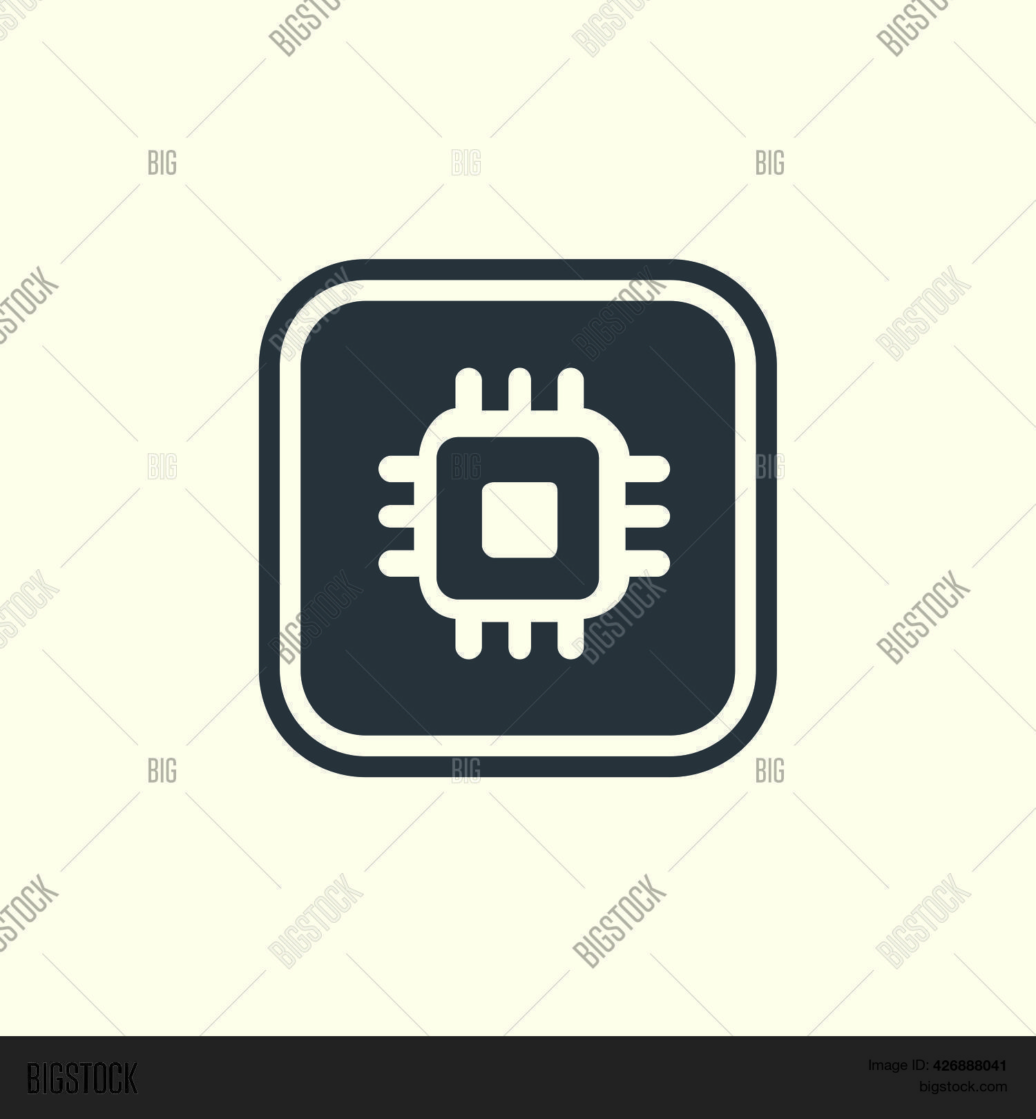 Chip Technology Logo Vector & Photo (Free Trial) | Bigstock