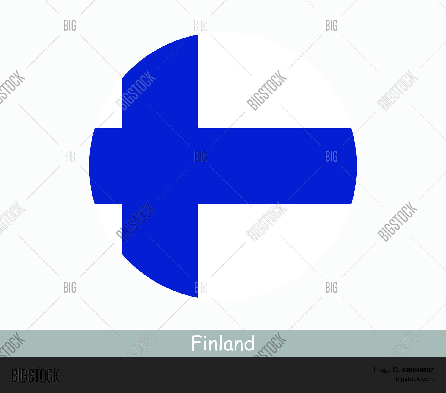 Finland Round Circle Vector & Photo (Free Trial) | Bigstock