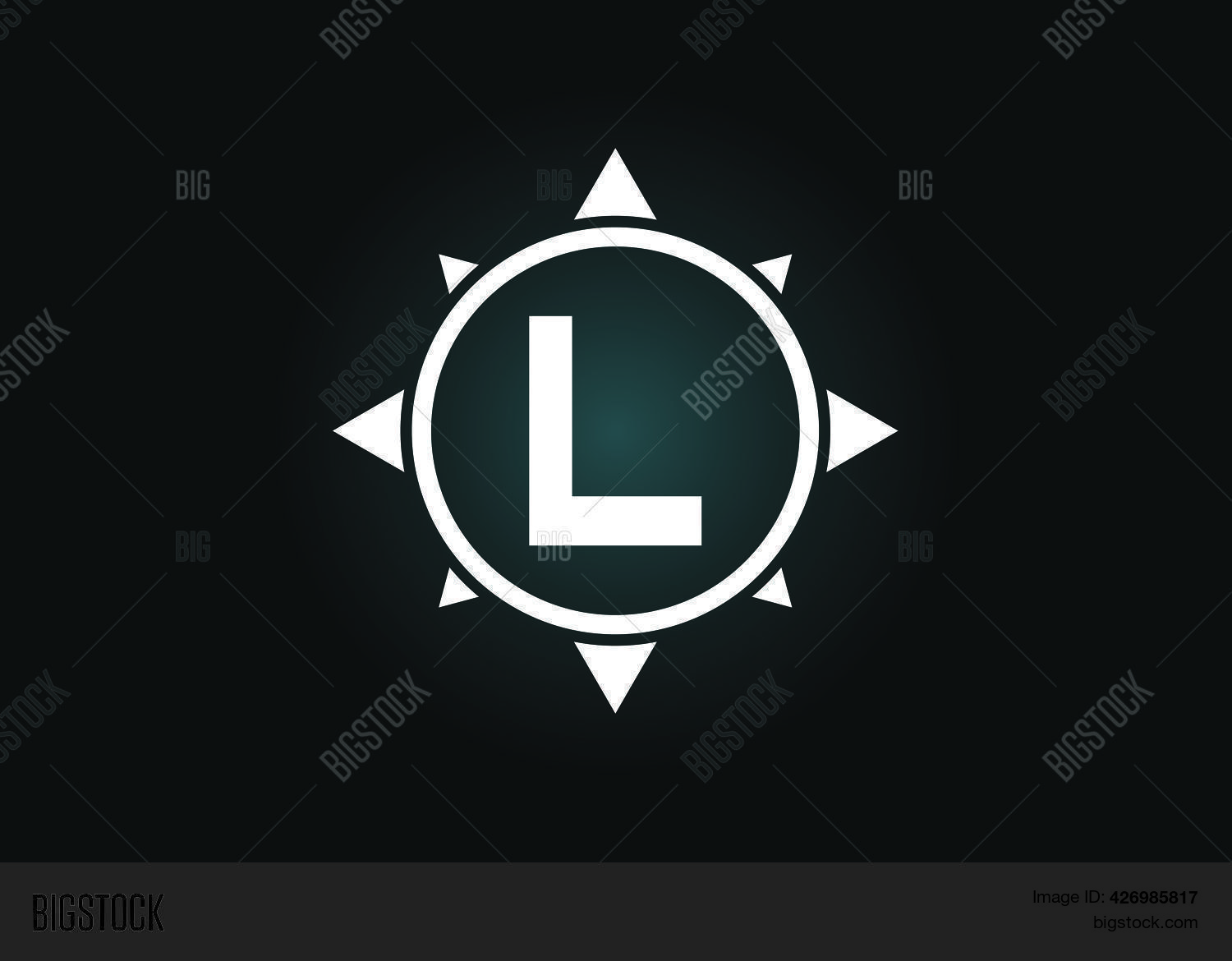 Initial L Monogram Vector & Photo (Free Trial) | Bigstock