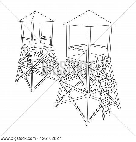 Watchtower Vector & Photo (Free Trial) | Bigstock