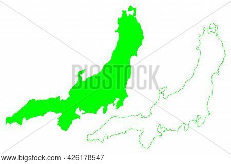 Honshu Island (japan Vector & Photo (Free Trial) | Bigstock