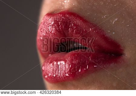 Lips. Part Woman Face Image & Photo (Free Trial) | Bigstock