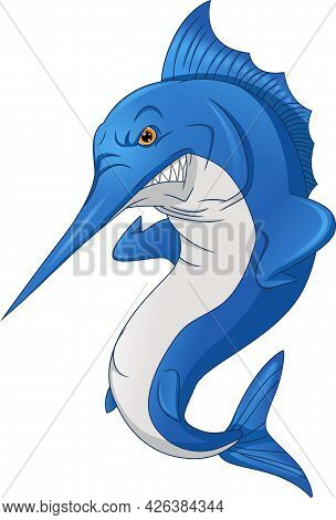 Cartoon Marlin Fish Vector & Photo (Free Trial) | Bigstock