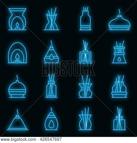 Diffuser Icons Set. Vector & Photo (Free Trial) | Bigstock