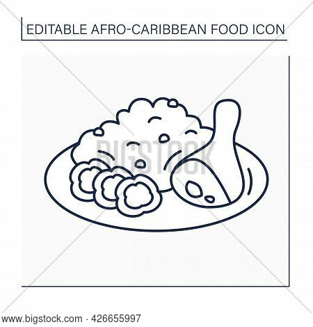 Afro-caribbean Food Vector & Photo (Free Trial) | Bigstock