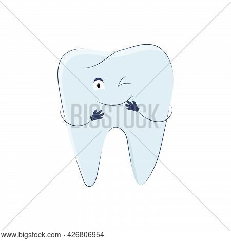 Cute Winking Tooth Vector & Photo (Free Trial) | Bigstock