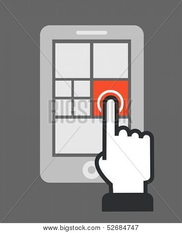 Hand Selecting Icon Vector & Photo (Free Trial) | Bigstock