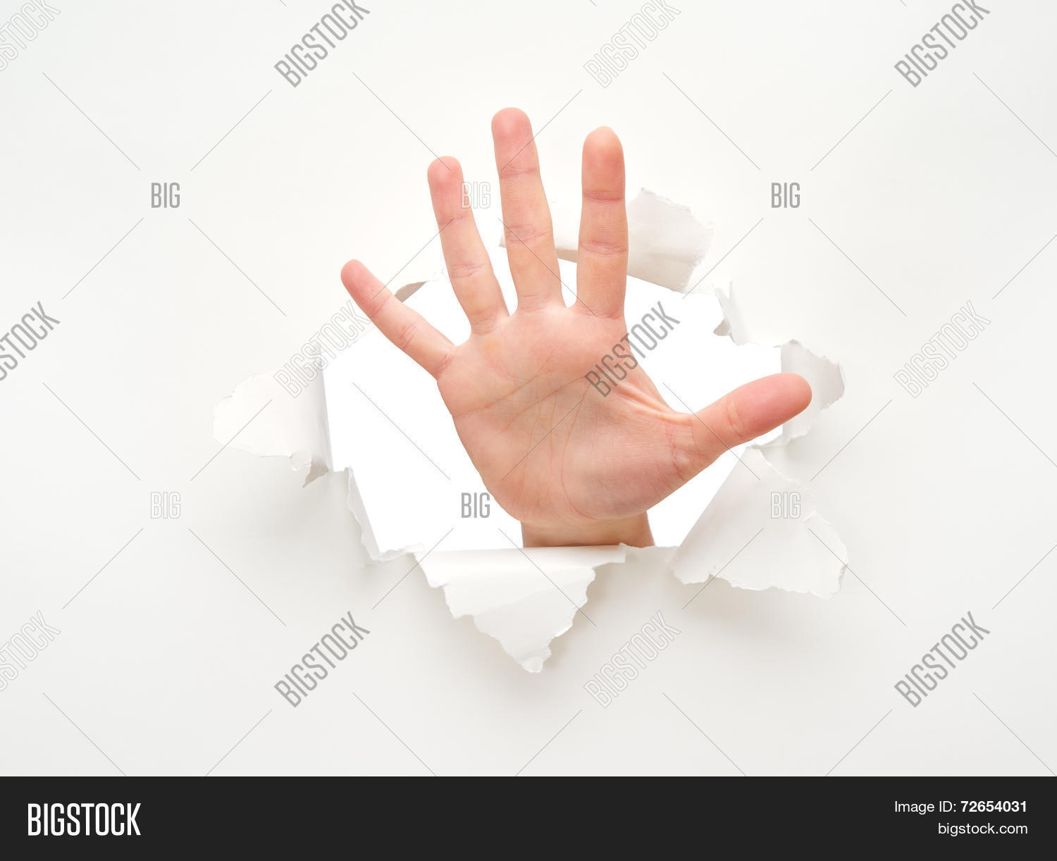 Human Hand Hole White Image & Photo (Free Trial) | Bigstock
