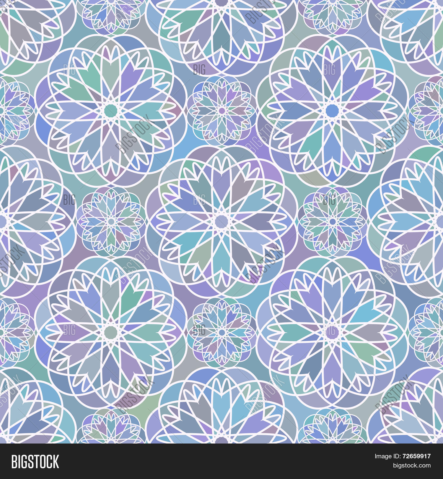 Mosaic Floral Vector & Photo (Free Trial) | Bigstock