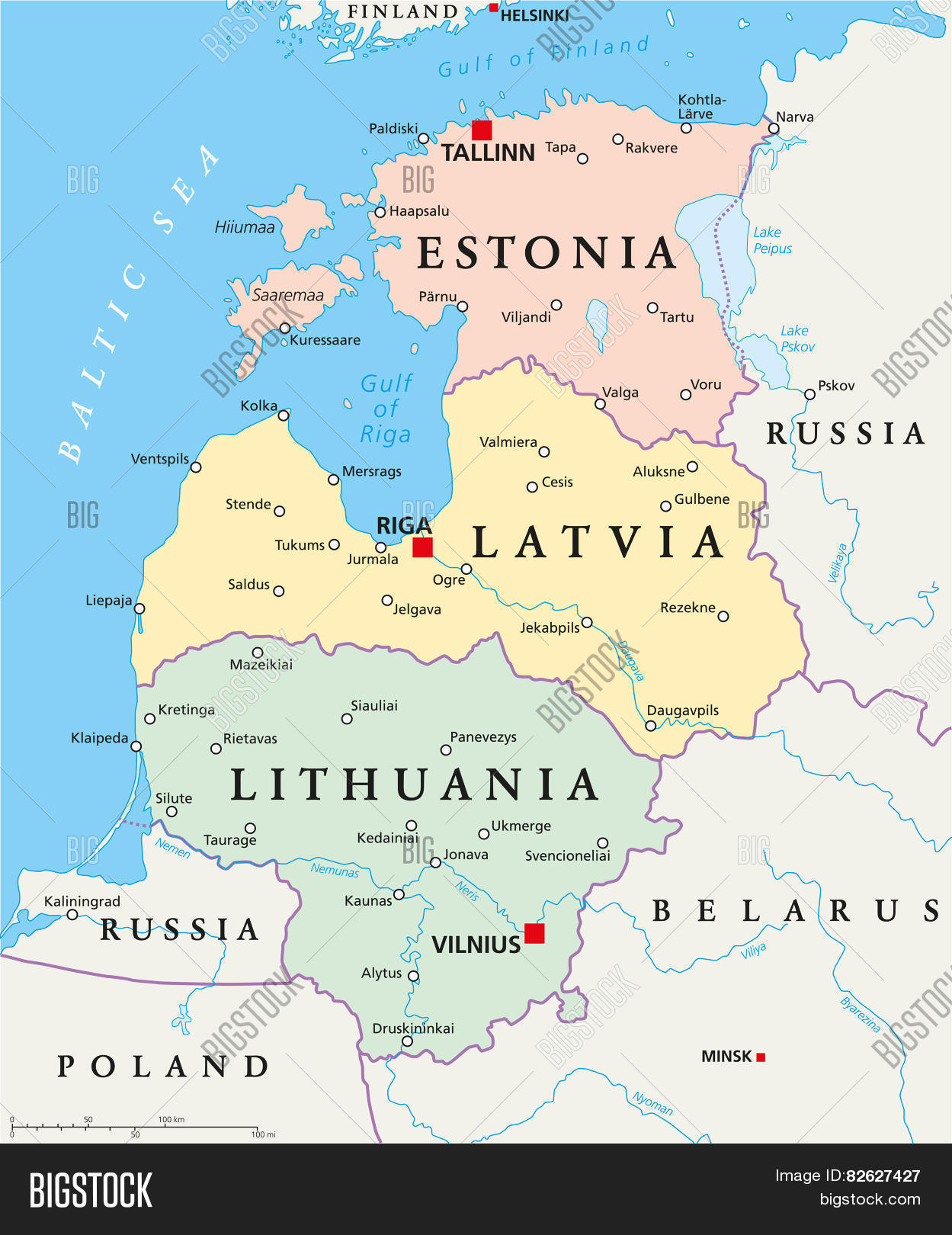 Baltic States Vector & Photo (Free Trial) | Bigstock
