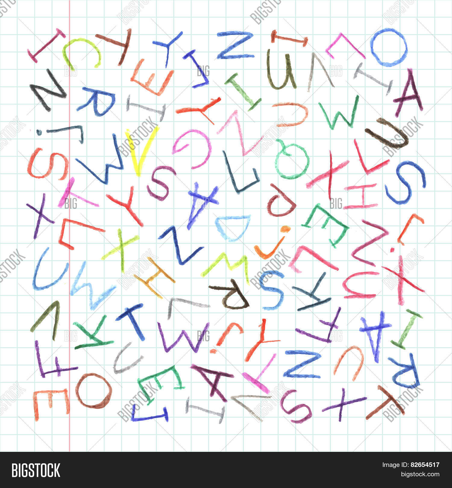 Children Pencil ABC Vector & Photo (Free Trial) | Bigstock