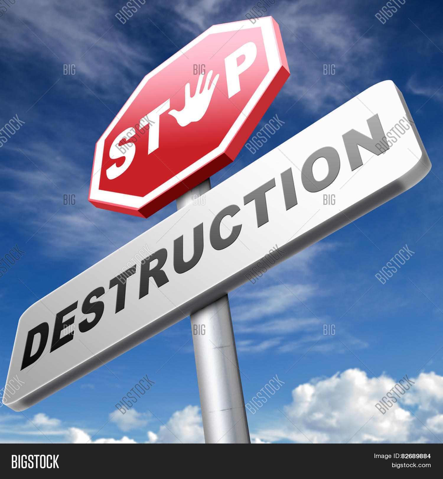 Stop Destruction Our Image & Photo (Free Trial) | Bigstock