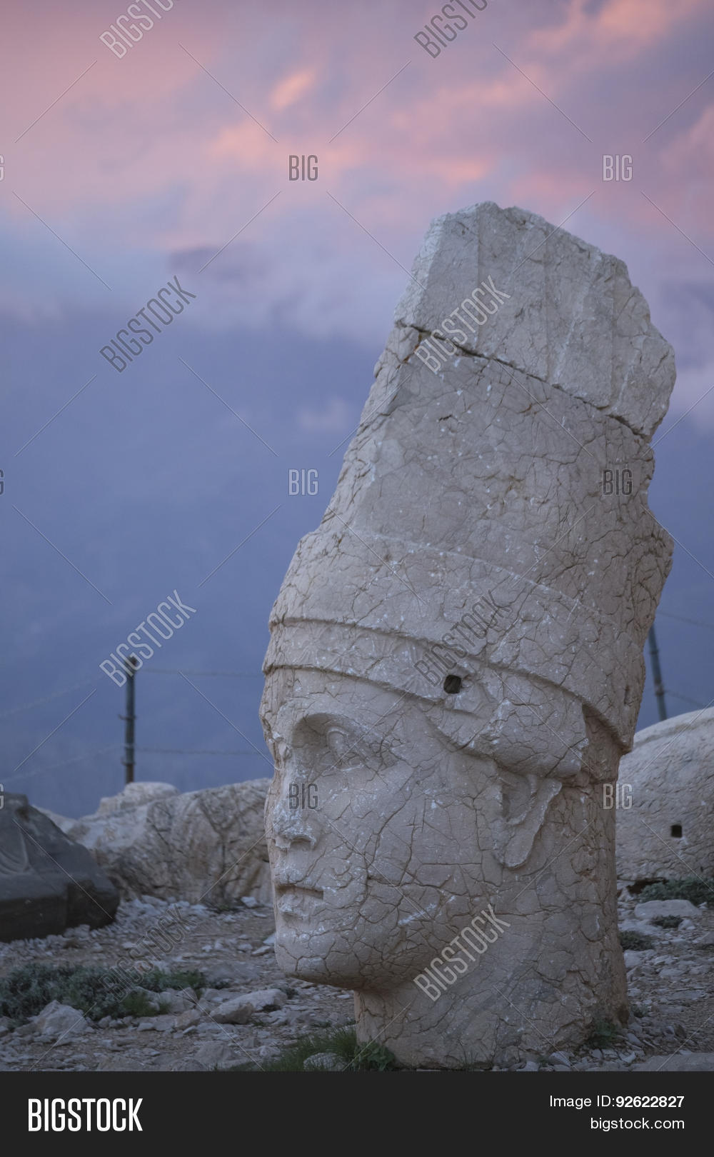 Stone Head Statues Image & Photo (Free Trial) | Bigstock