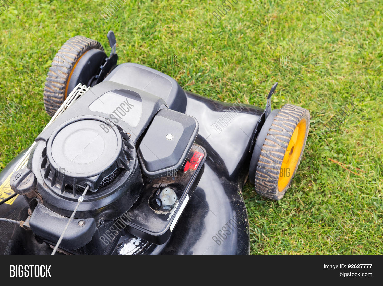 Lawn Mower Closeup Image & Photo (Free Trial) | Bigstock