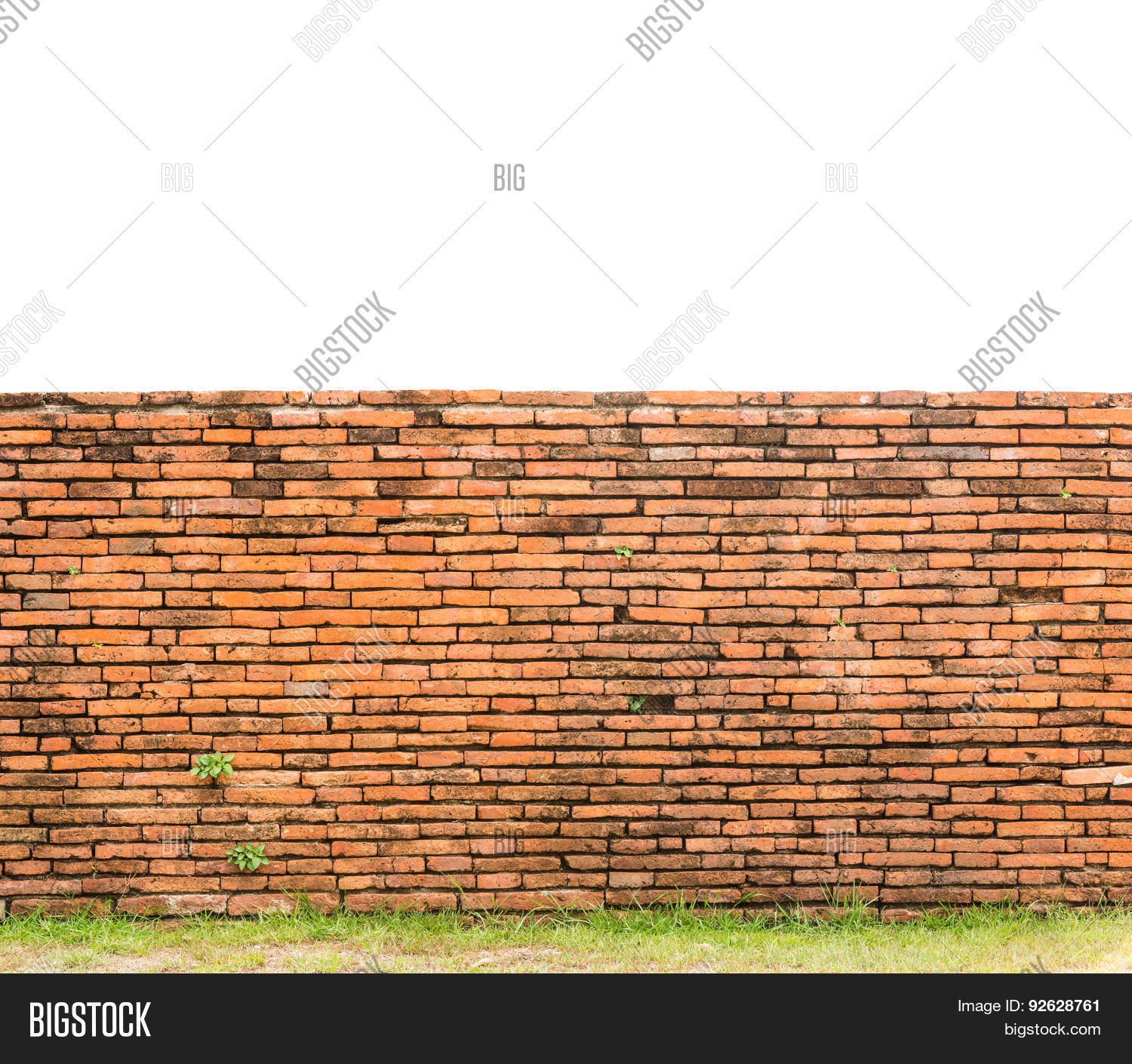 Old Fence Red Brick Image & Photo (Free Trial) | Bigstock