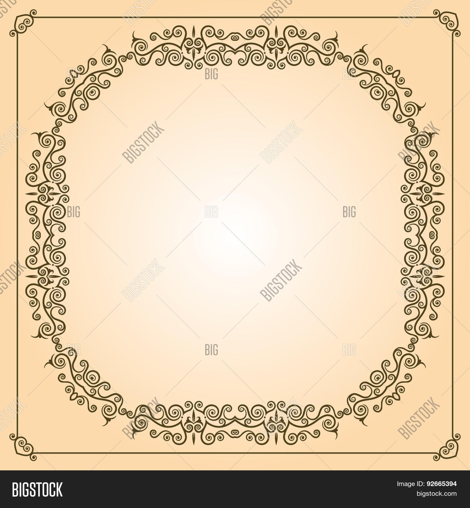 Frame Border Design Vector & Photo (Free Trial) | Bigstock