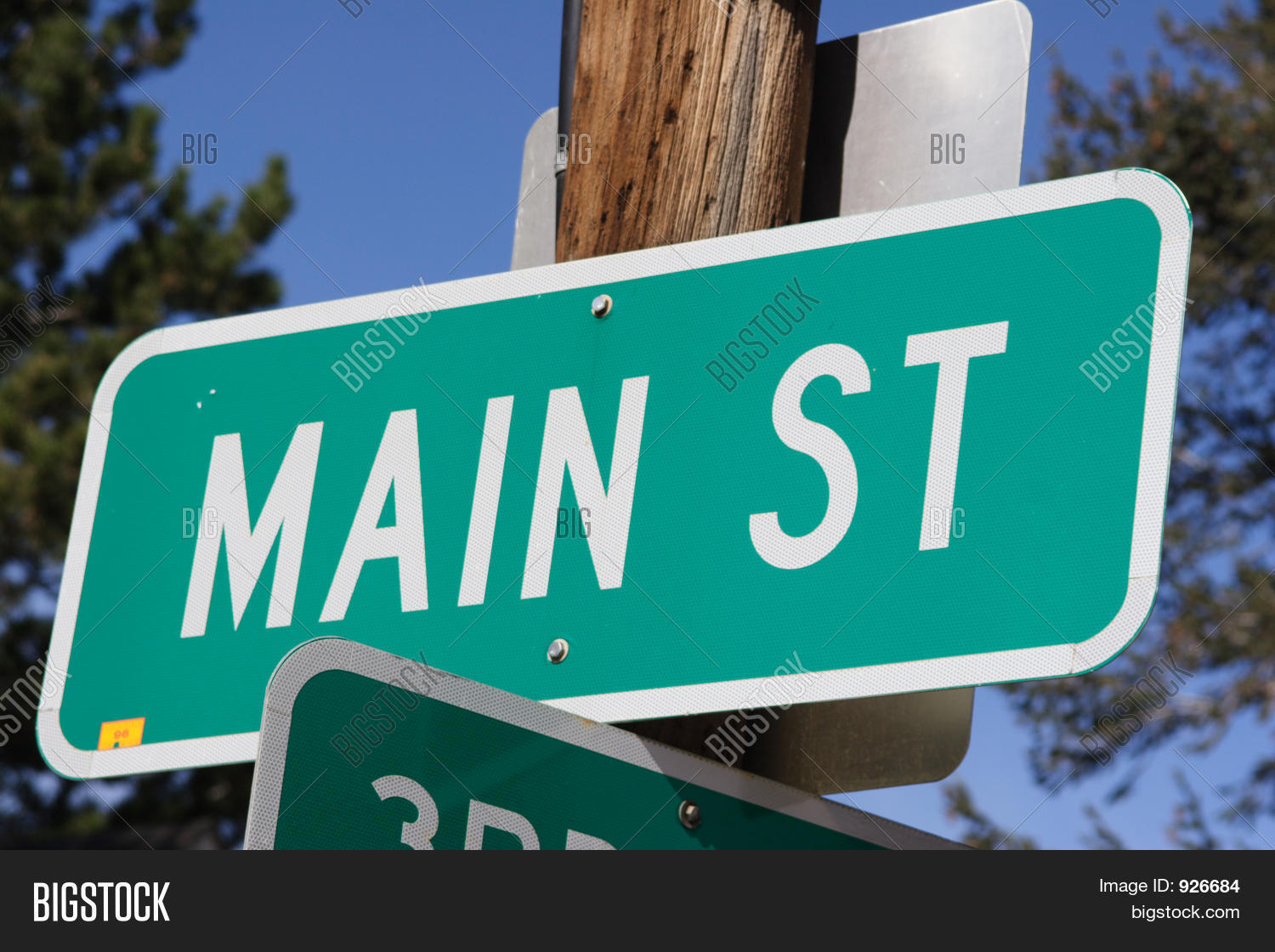Main Street Sign Image & Photo (Free Trial) | Bigstock