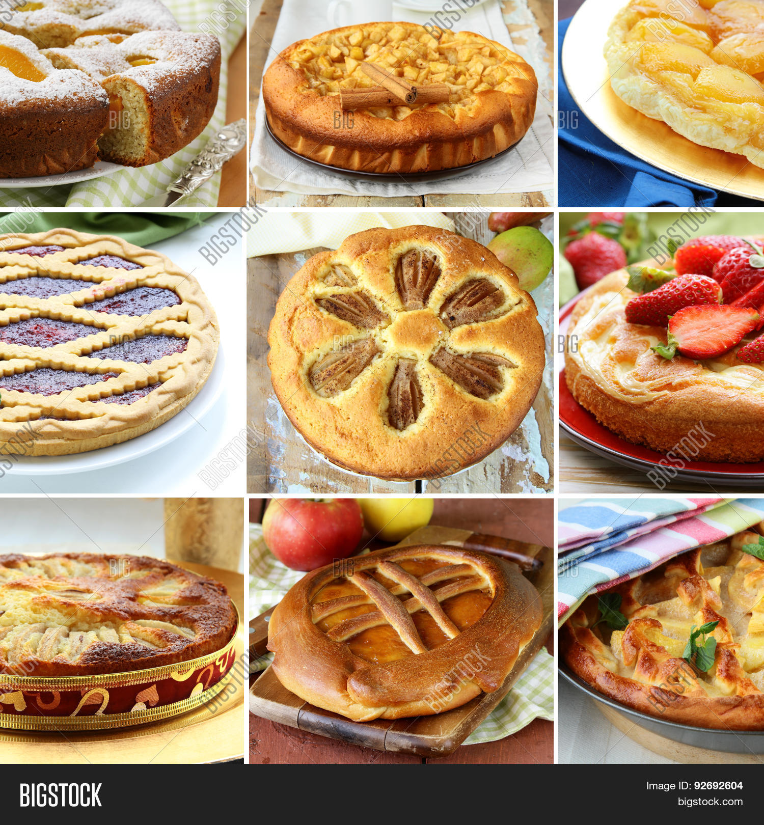 Collage Menu Bakery - Image & Photo (Free Trial) | Bigstock