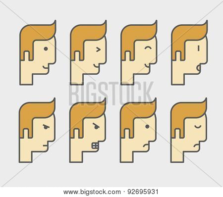 Isolated Facing Front Line Images, Illustrations & Vectors (Free ...