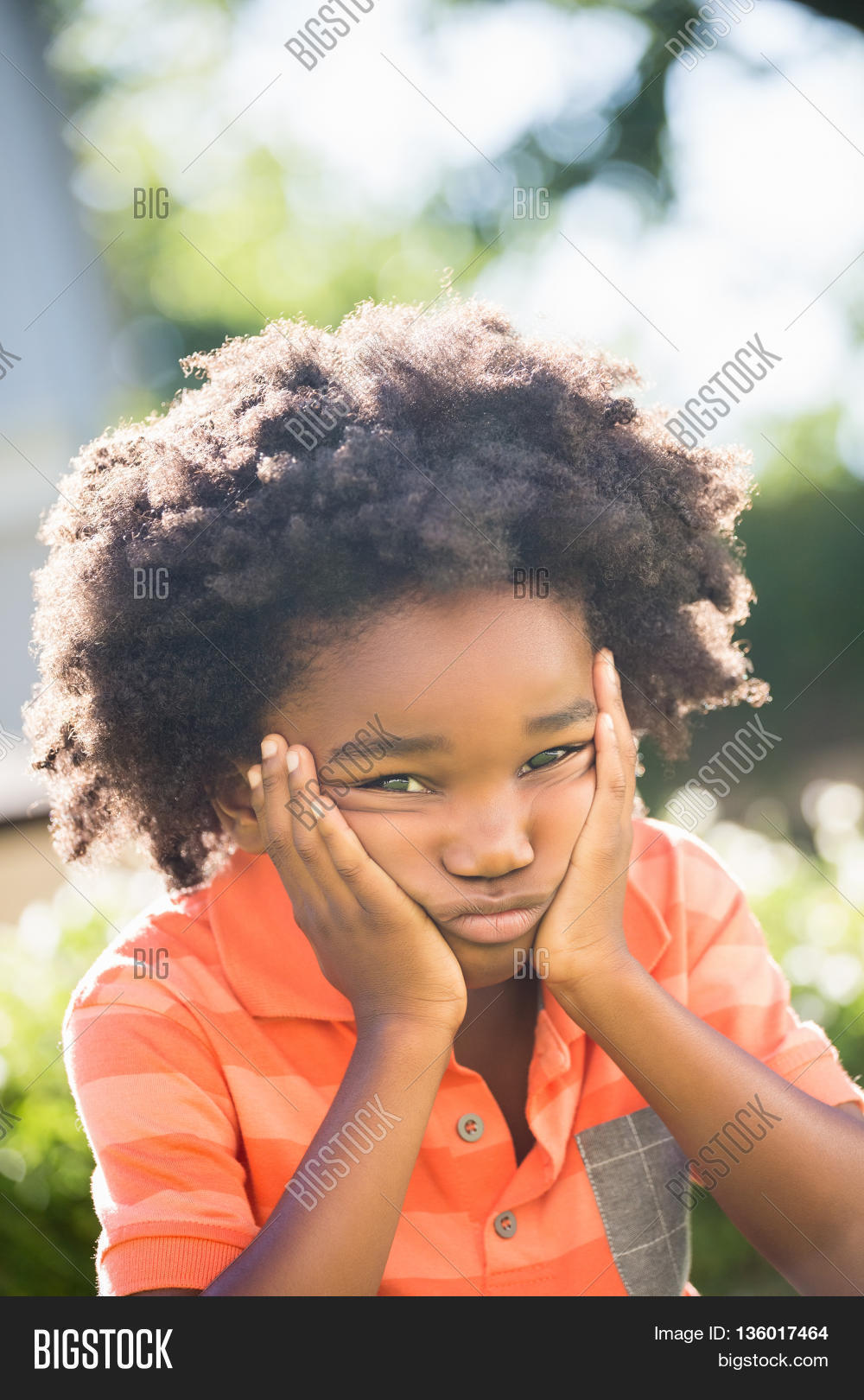 Boy Feels Sad Park Image & Photo (Free Trial) | Bigstock