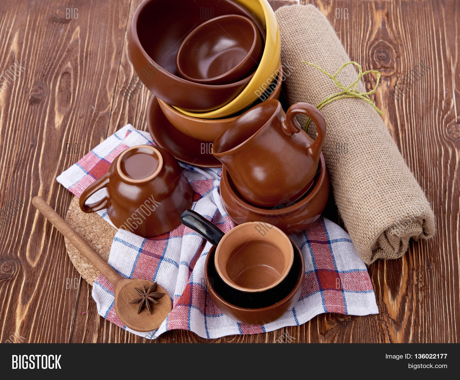 Stack Crockery On Image & Photo (Free Trial) | Bigstock