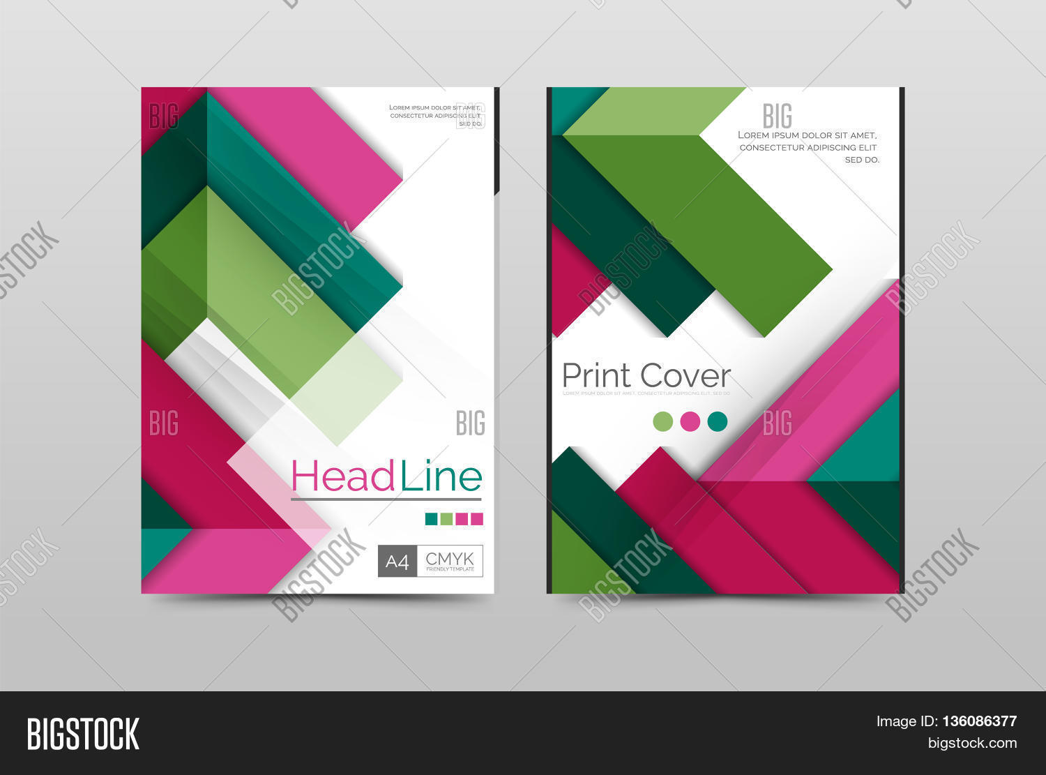 Geometric Brochure Image & Photo (Free Trial) | Bigstock