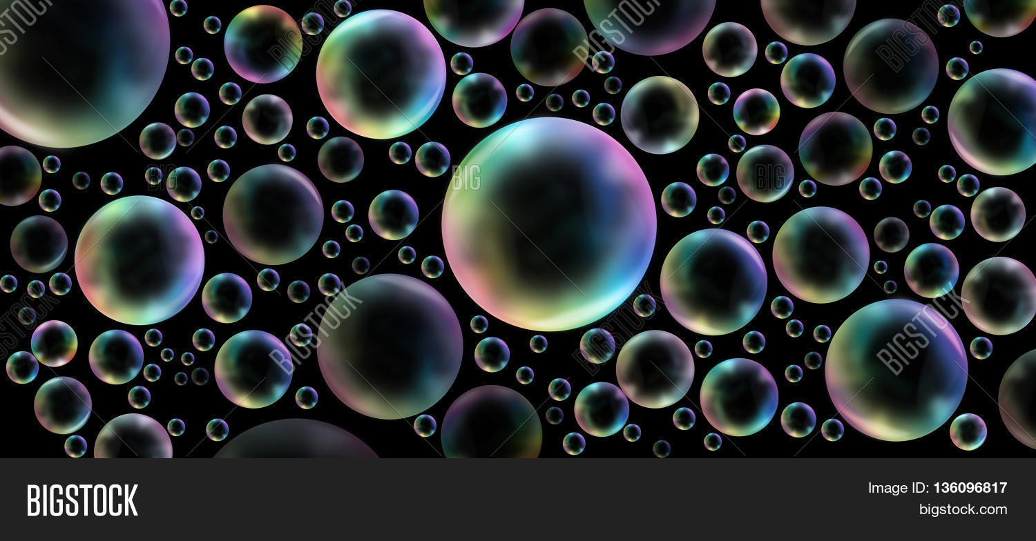 Rainbow Bubbles On Image & Photo (Free Trial) | Bigstock