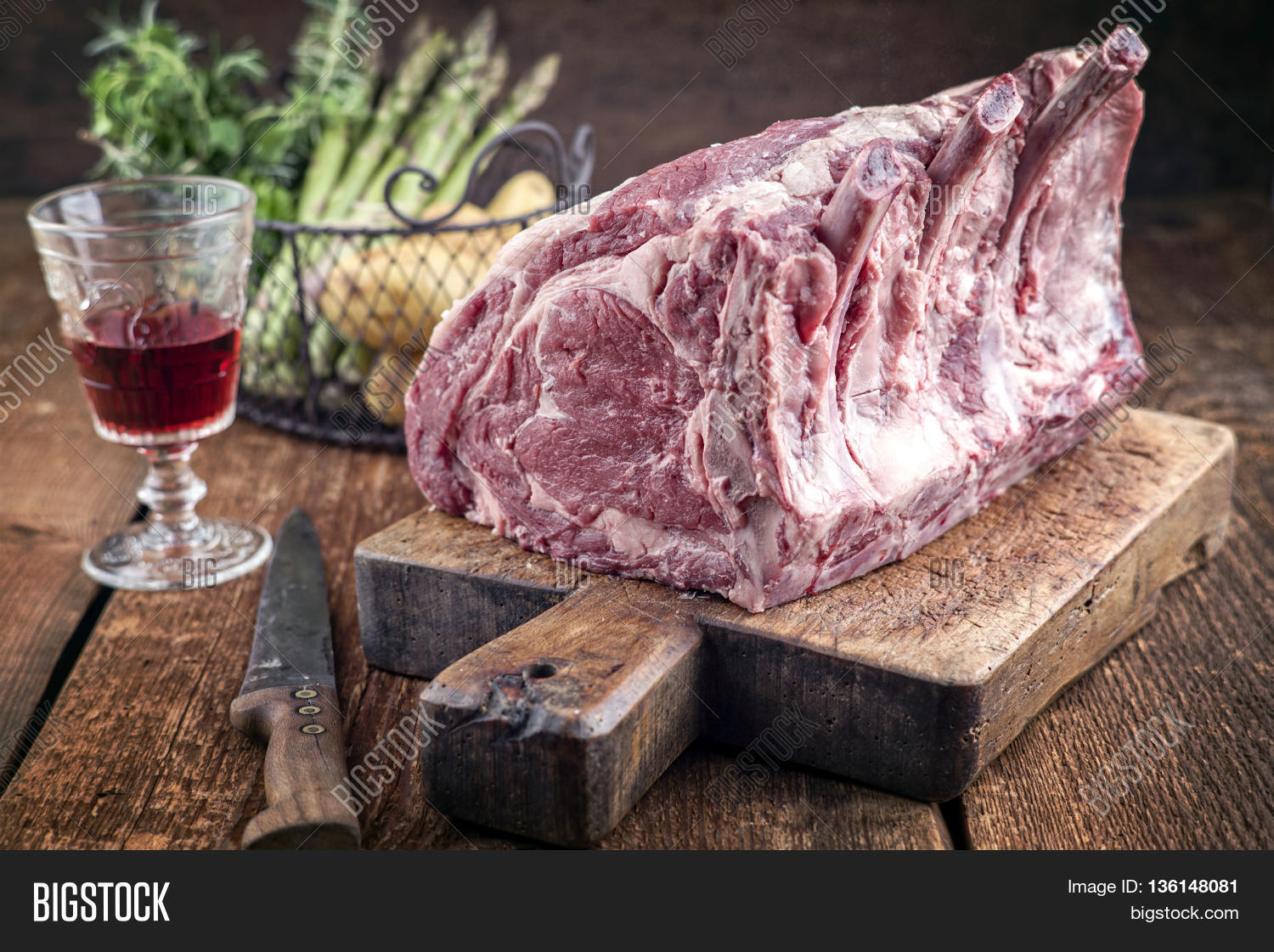 Dry Aged Cote De Bouef Image & Photo (Free Trial) | Bigstock