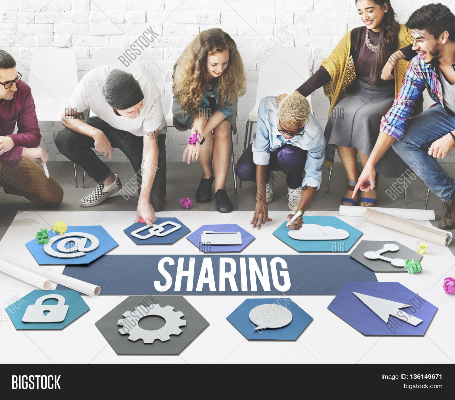 Sharing People Image & Photo (Free Trial) | Bigstock