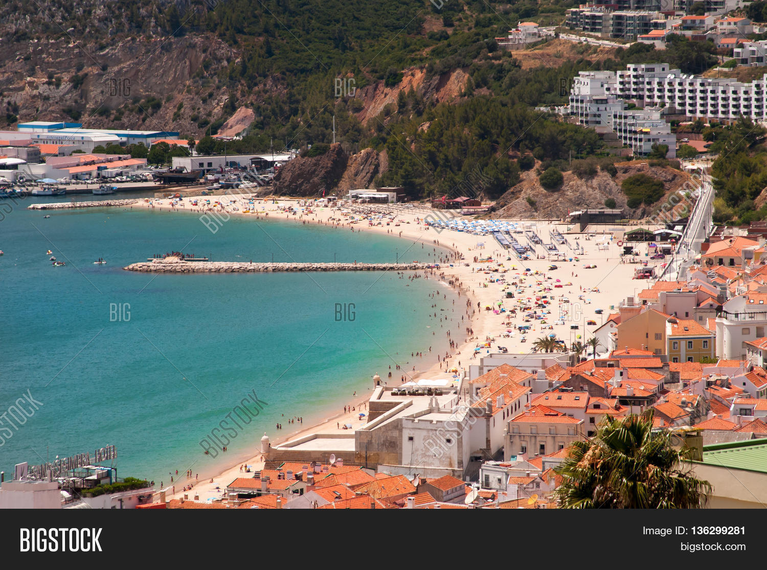 Sesimbra Beach Image & Photo (Free Trial) | Bigstock
