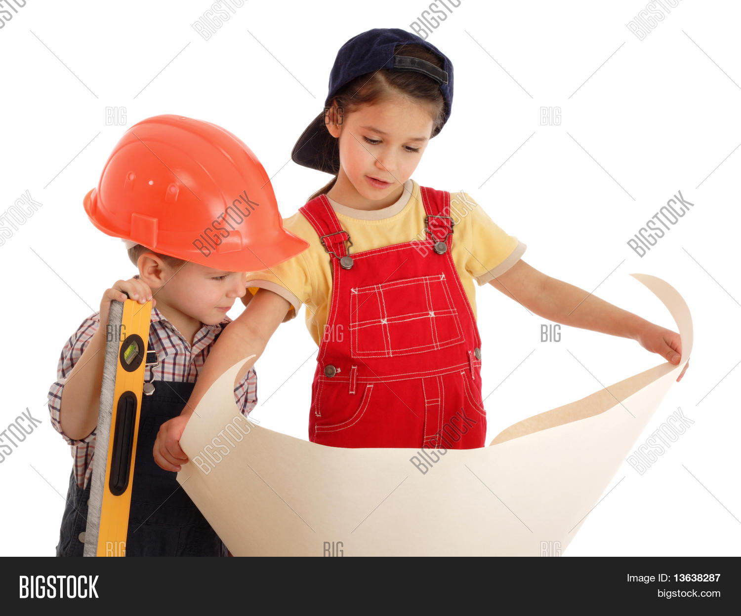 Two Little Builders Image & Photo (Free Trial) | Bigstock