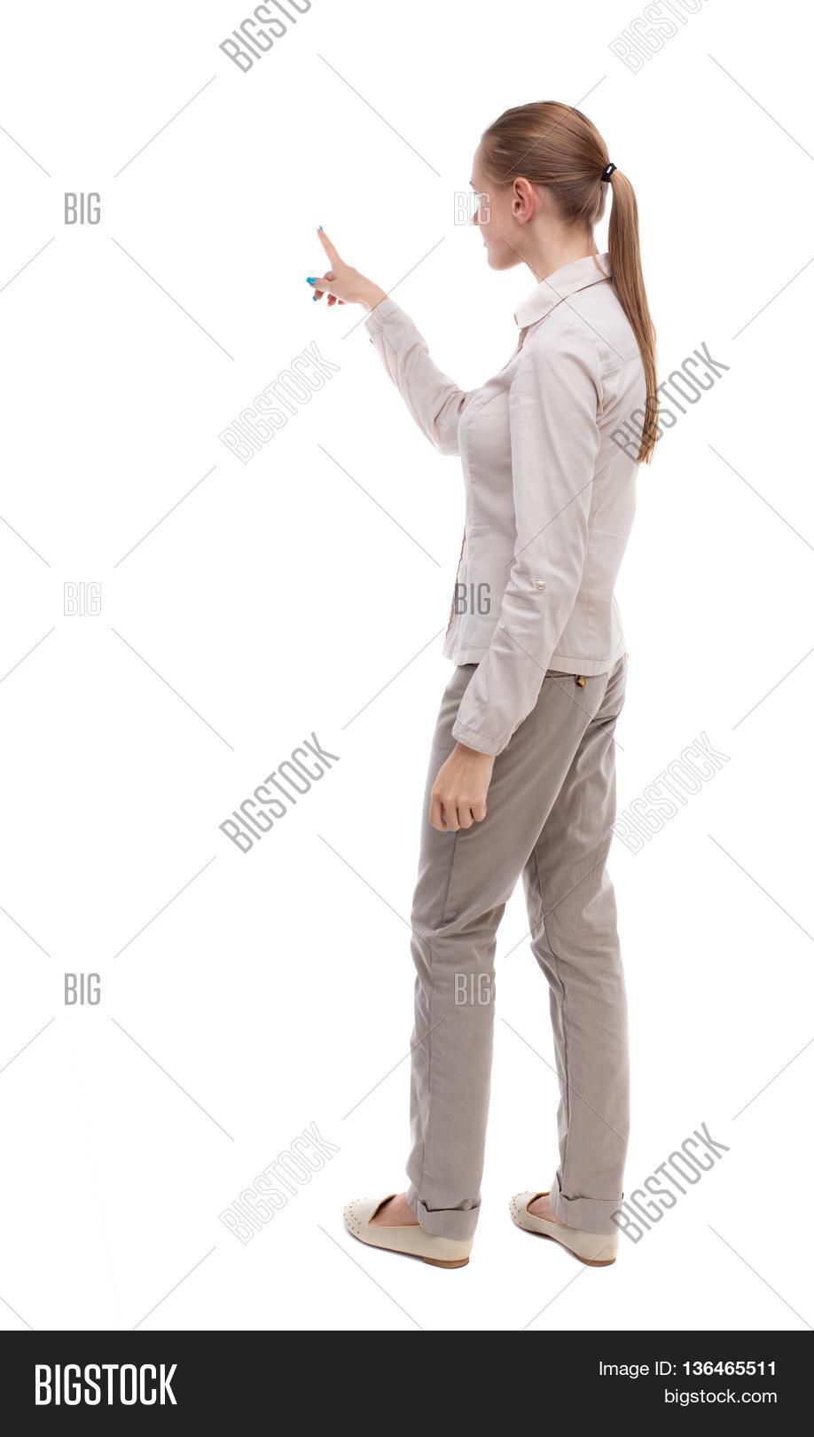 Back View Pointing Image & Photo (Free Trial) | Bigstock