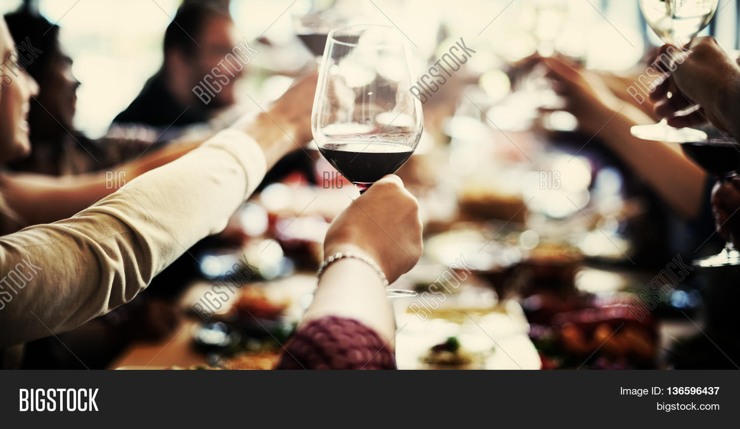 Dinner Dining Wine Image & Photo (Free Trial) | Bigstock