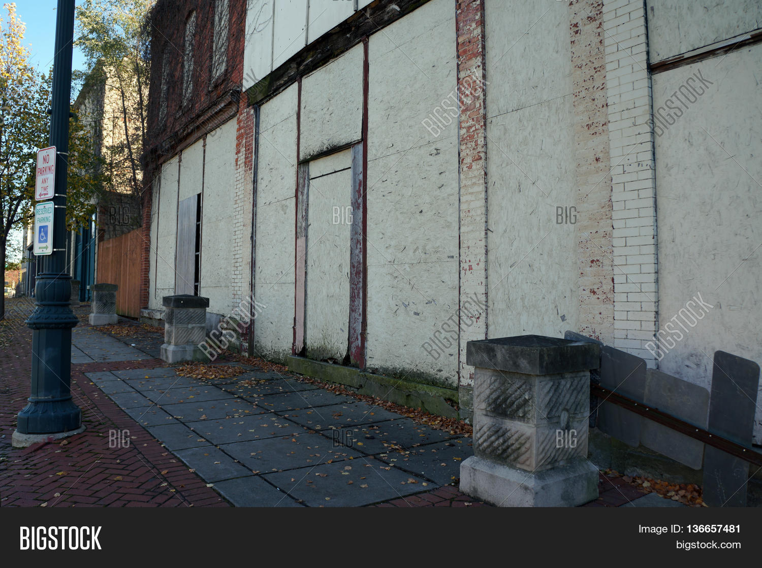 Boarded- Storefronts Image & Photo (Free Trial) | Bigstock