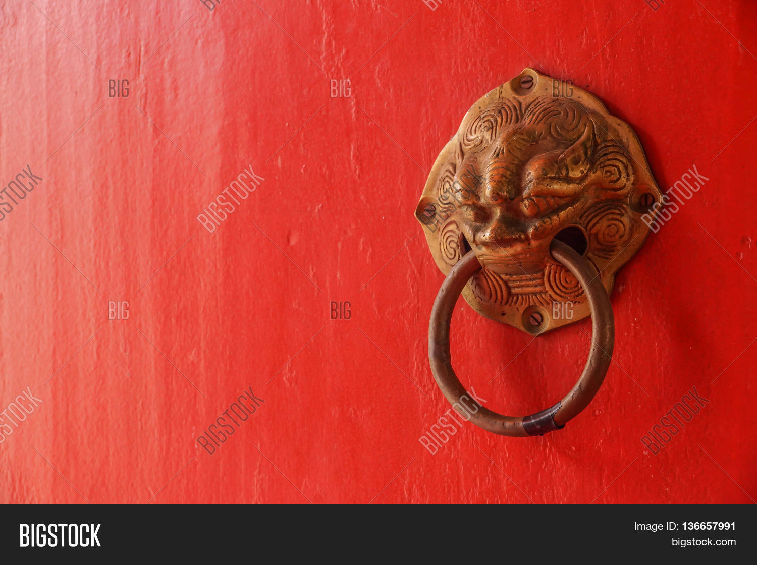 Chinese Door Knob On Image & Photo (Free Trial) | Bigstock